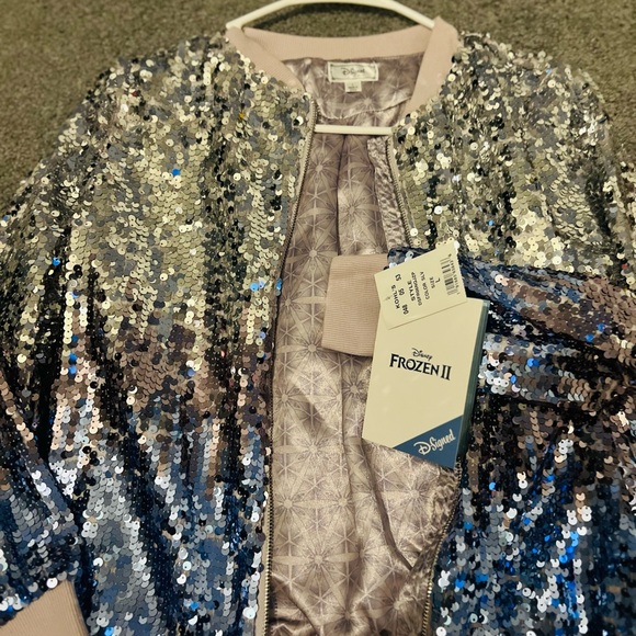 Disney | Jackets & Coats | Disney Frozen Sequin Jacket | Poshmark